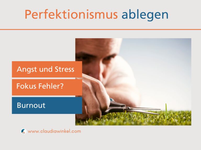 Perfektionismus ablegen: Selbstbewusstsein & Selbstwert stärken I ...